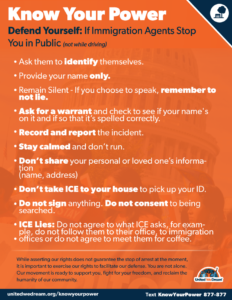 Know Your Rights: A Guide for Immigrants - United We Dream